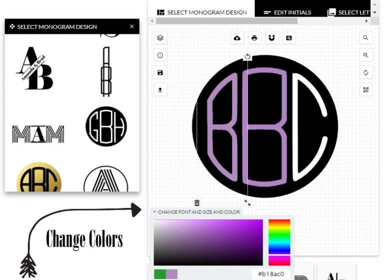 FREE Monogram Maker | Customize Online